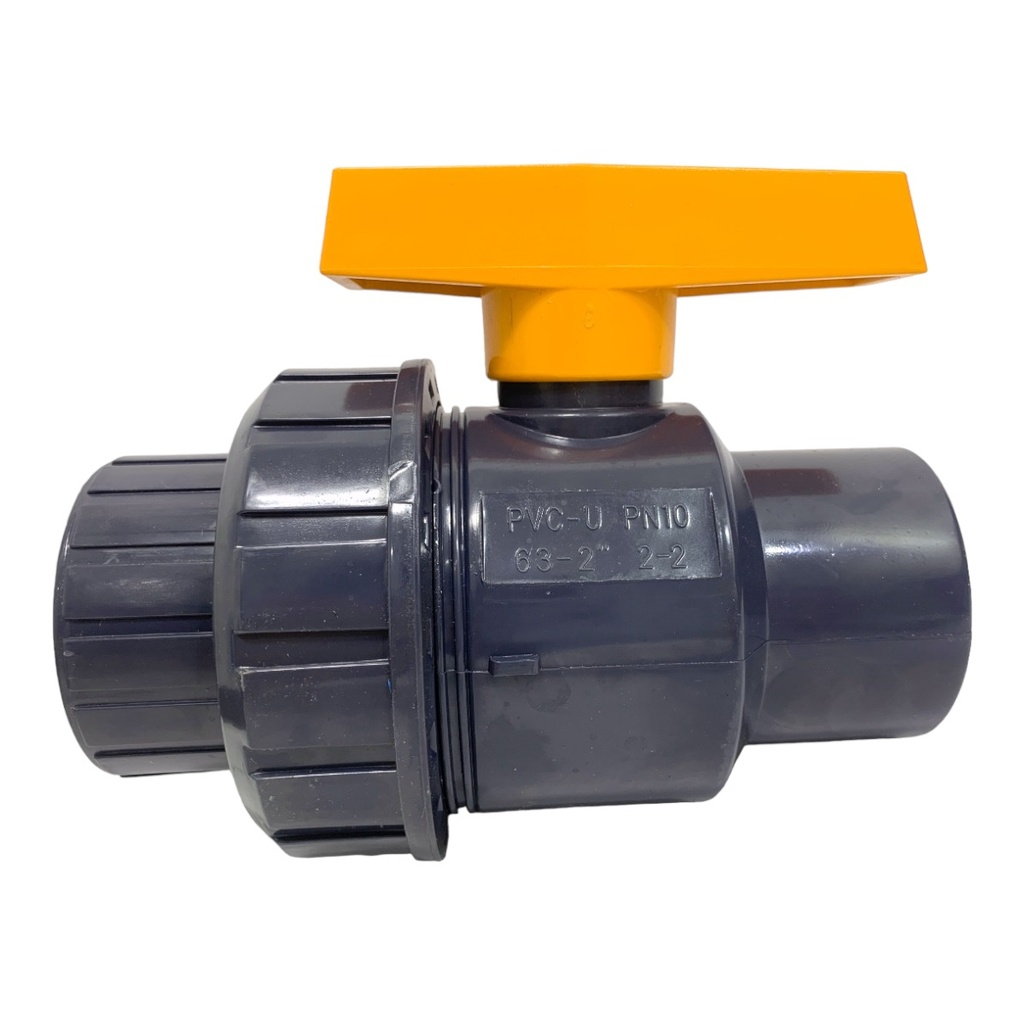 VALVULA BOLA UNION UNIVERSAL PVC PRES 2" C SIN ROSCA TUBRICA | Litani Import Export